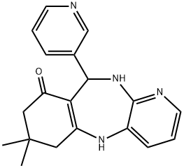 CAS#:76132-30-4 | 7,7-Dimethyl-10-pyridin-3-yl-5,6,7,8,10,11-hexahydro-9H-pyrido[3,2-b][1,4 ...