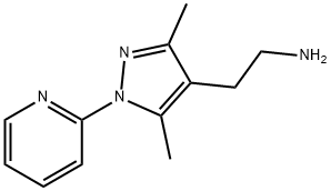 CAS#:1177355-64-4 | 2-(3,5-dimethyl-1-(pyridin-2-yl)-1H-pyrazol-4-yl)ethan-1-amine | Chemsrc