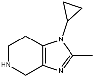 CAS#:1341418-85-6 | 1-Cyclopropyl-2-methyl-4,5,6,7-tetrahydro-1H-imidazo[4,5-c]pyridine | Chemsrc
