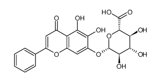 31564-28-0_CAS号:31564-28-0_(2S,3S,4S,5R,6S)-6-(5,6-dihydroxy-4-oxo-2-phenyl-chromen-7-yl)oxy-3,4 ...