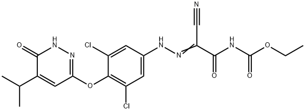 CAS#:920509-33-7 | (Z)-ethyl (2-cyano-2-(2-(3,5-dichloro-4-((5-isopropyl-6-oxo-1,6 ...