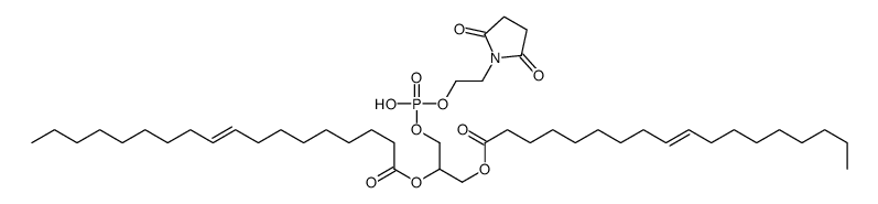 CAS#:97782-02-0 | [3-[2-(2,5-dioxopyrrolidin-1-yl)ethoxy-hydroxyphosphoryl]oxy-2-[(E)-octadec-9 ...